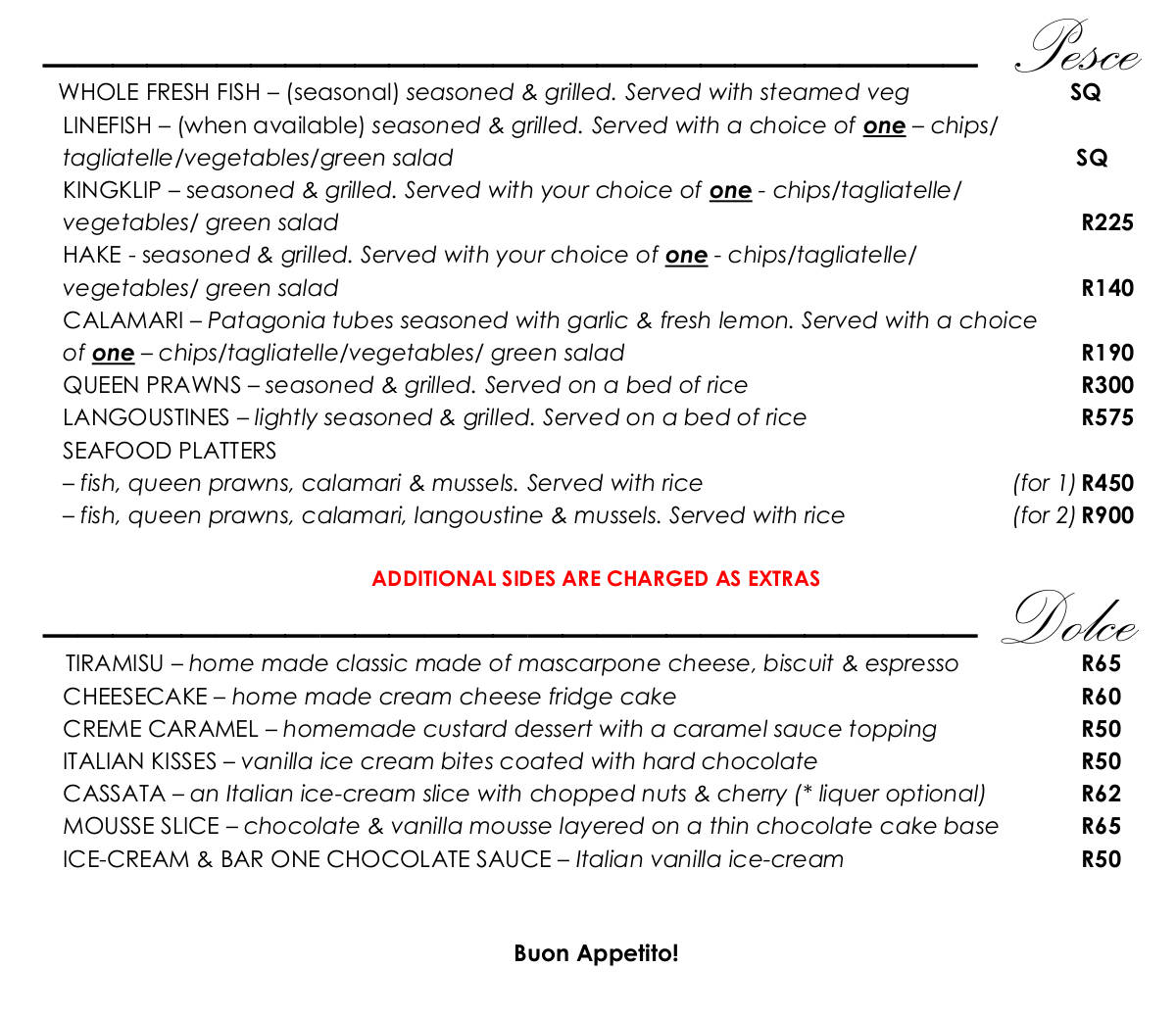 Dine In | Al Firenze